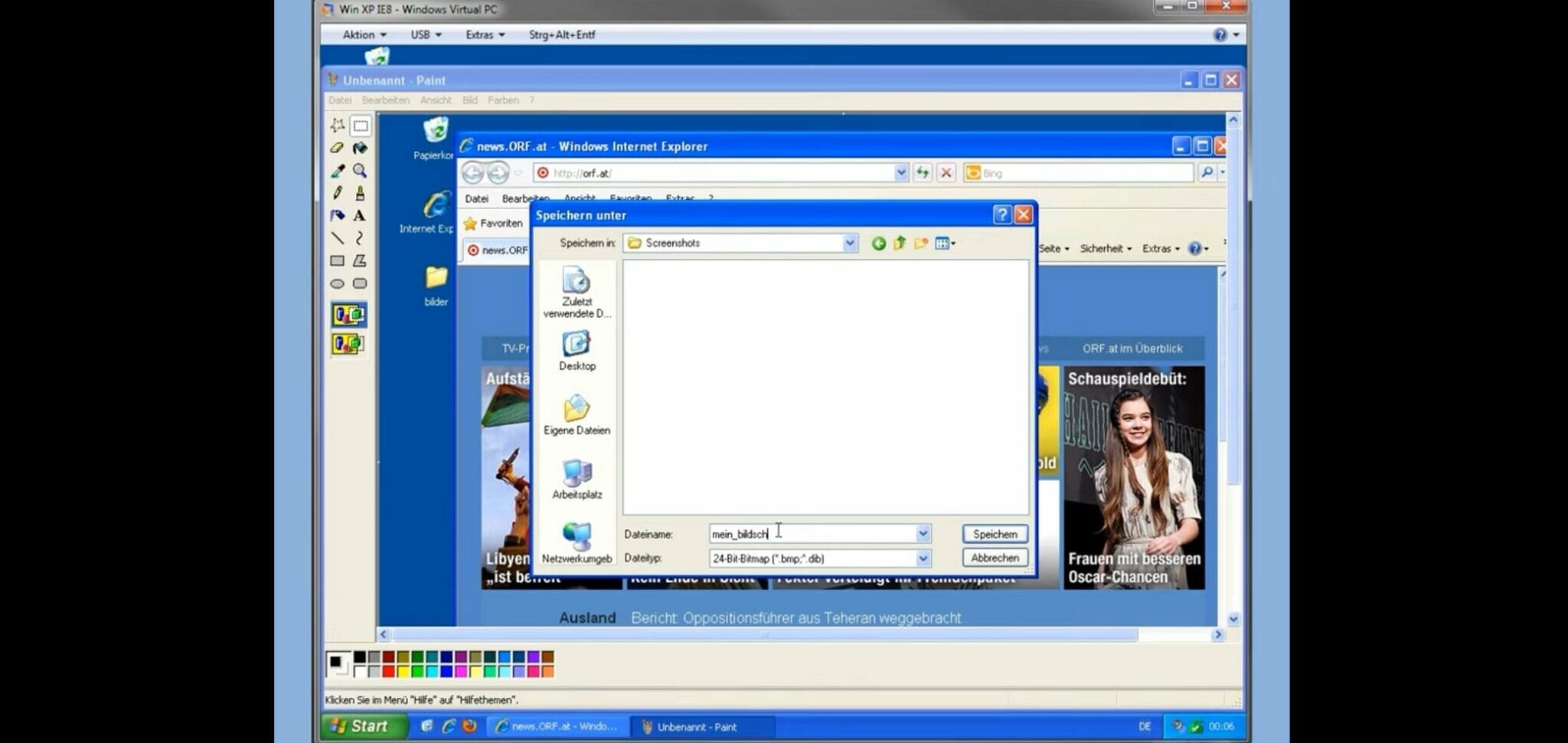 Screenshot in Windows XP (with shortcuts & snipping tool) - Windows Tweaks